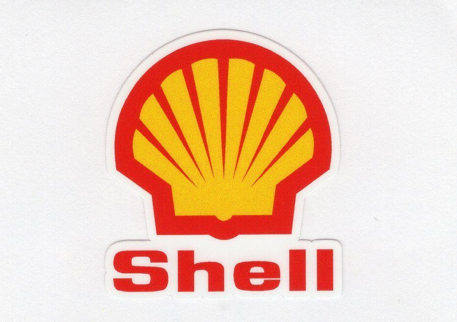 Shell Gasoline Vinyl Decal Window Laptop hard hat up to 14" Free ...