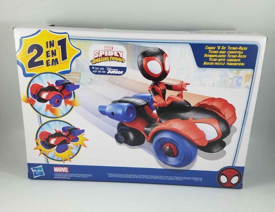 Spidey And His Amazing Friends Change 'N Go Techno-Racer Disney JR ...