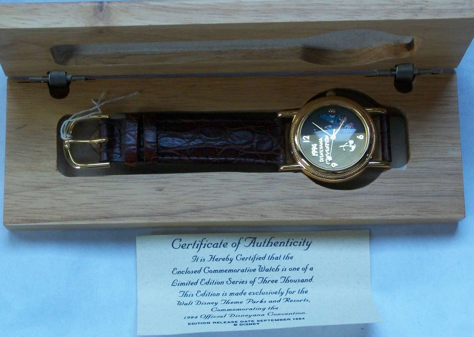 Disney Retired Fantasia Sorcerer Animated Mickey Mouse Watch! New! htf ...