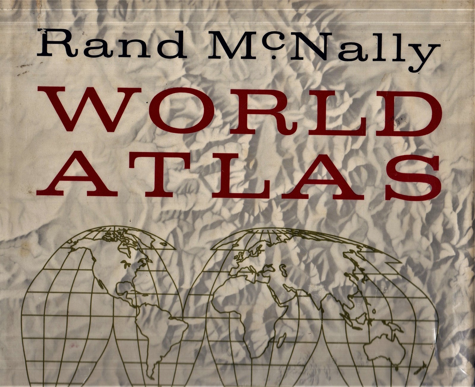 World Atlas, Rand McNally Hard Covered Book - Books