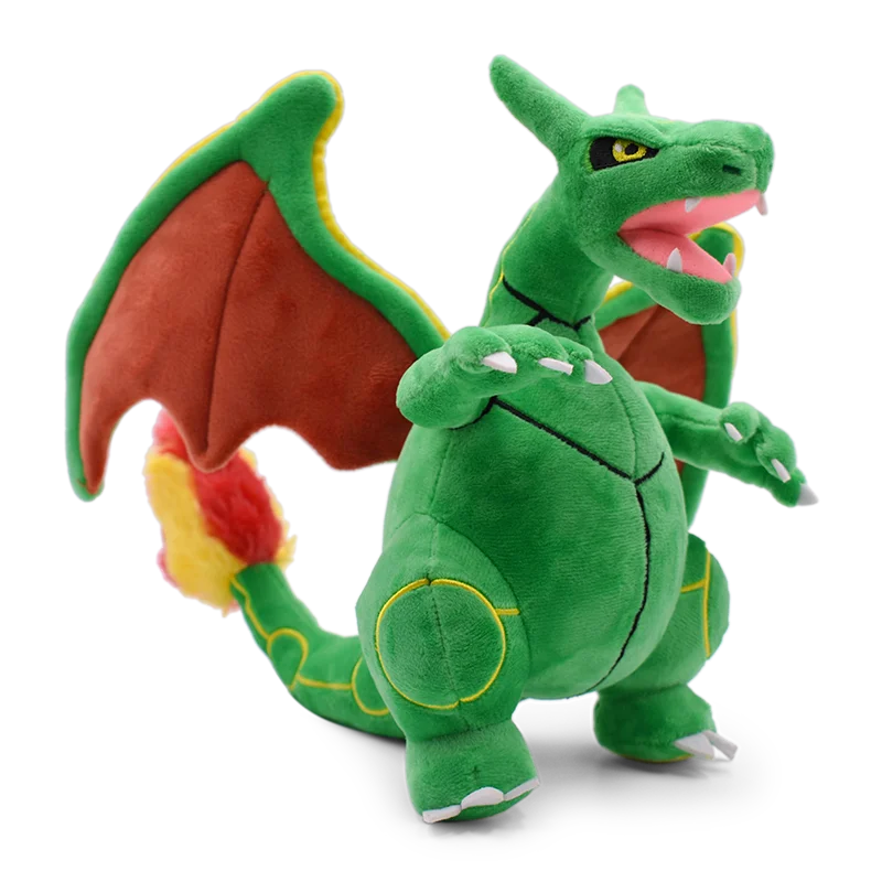 Shiny Mega Charizard Plush Toys Pokemon Gigantamax Mega Rayquaza Fuse ...