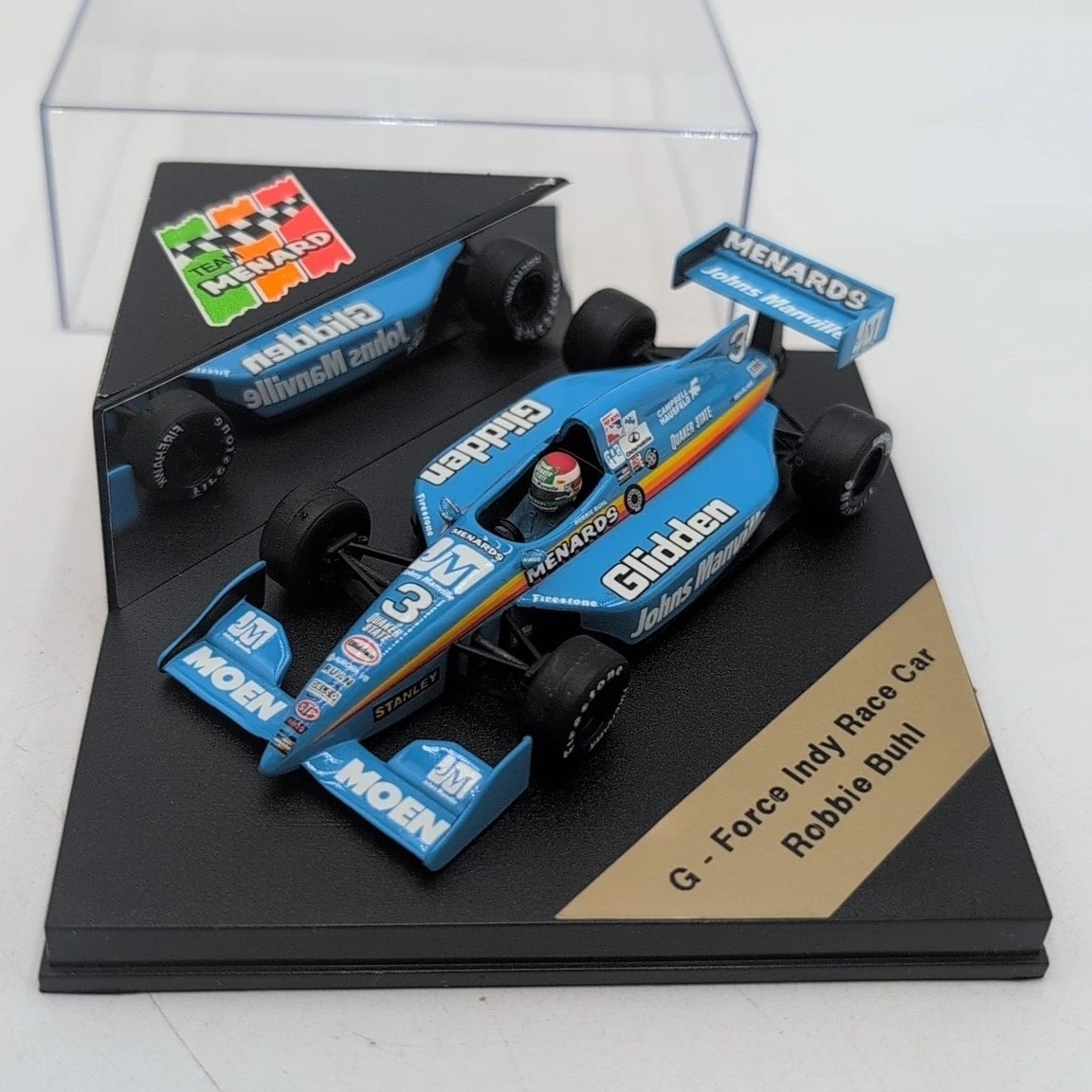 ONYX 1/43 - MENARD G-FORCE INDY RACE CAR ROBBIE BUHL TEAM MENARD ...