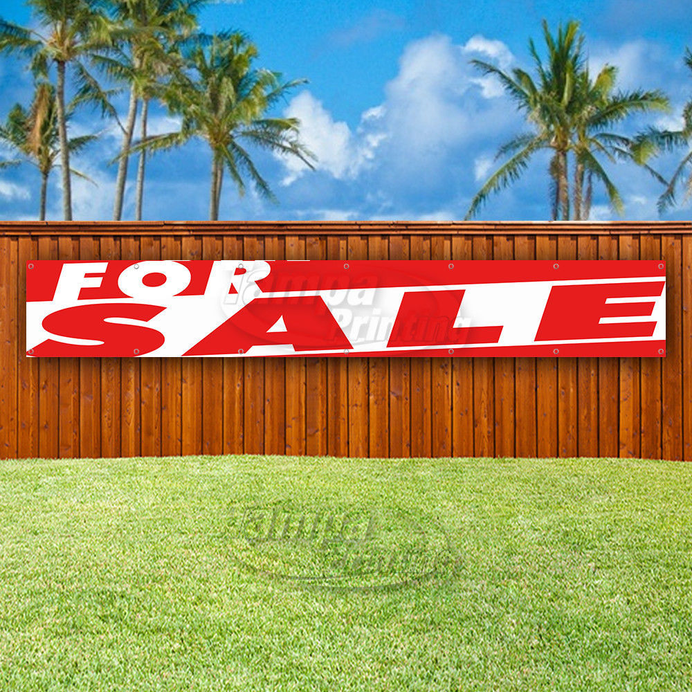 FOR SALE Advertising Vinyl Banner Flag Sign LARGE HUGE XXL SIZES ...