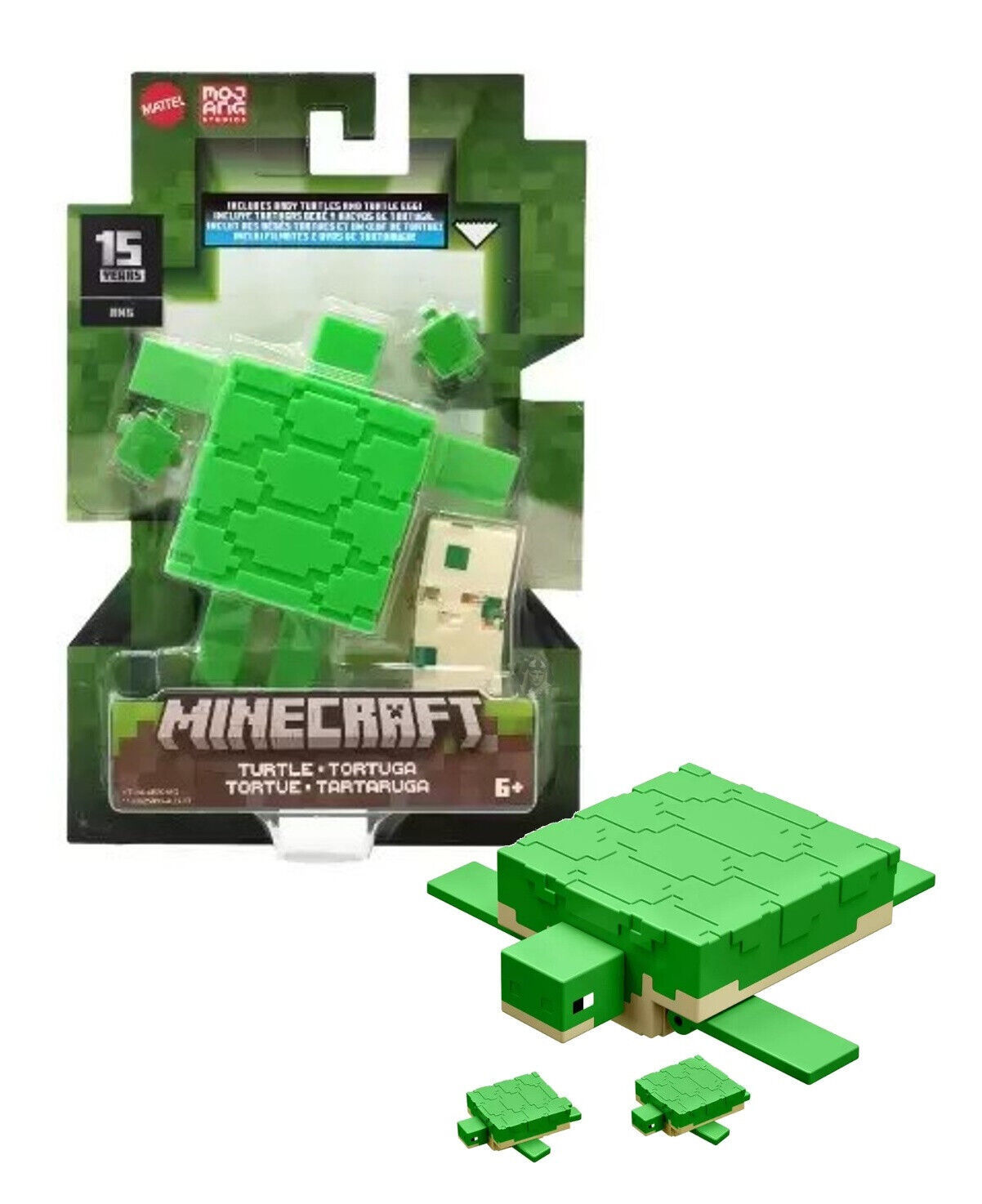 Minecraft Turtle 3.25 Figure with Baby and 50 similar items