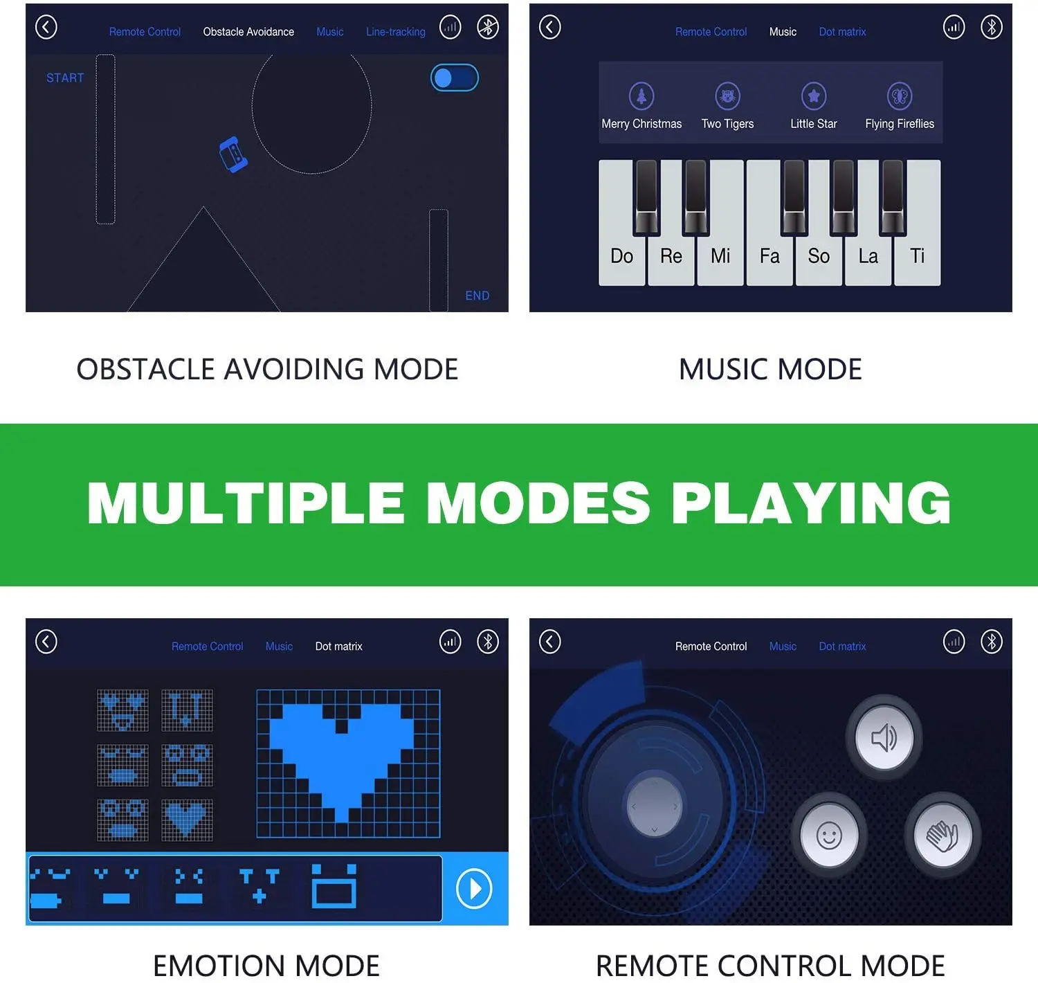 Robobloq Smart Robot Programmable Qoopers 6 in 1 With Arduino Robotic ...