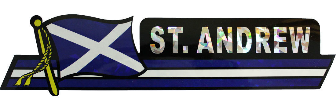 Scotland Bumper Sticker (St. Andrews) - Decals, Stickers & Vinyl Art