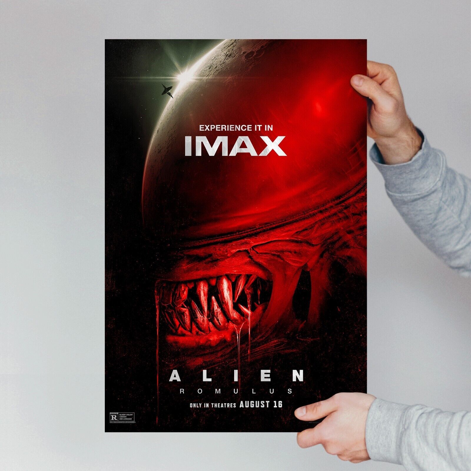 ALIEN: ROMULUS movie poster IMAX Version 2024 Sci-fi Horror Film Wall ...