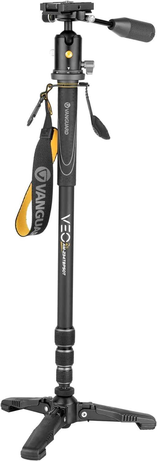 Vanguard Veo2Sam-234Tbp50T Monopod With Tri-Stand Ft\. And Veo Bp-50T ...