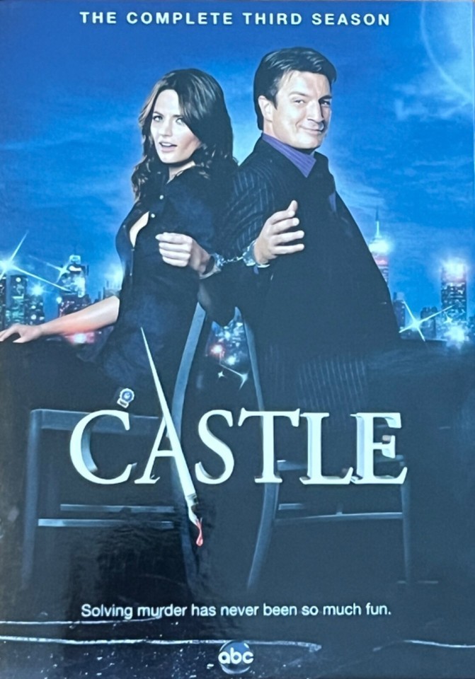 5 DVD Castle Season 3: Nathan Fillion Stana Katic Susan Sullivan Molly ...