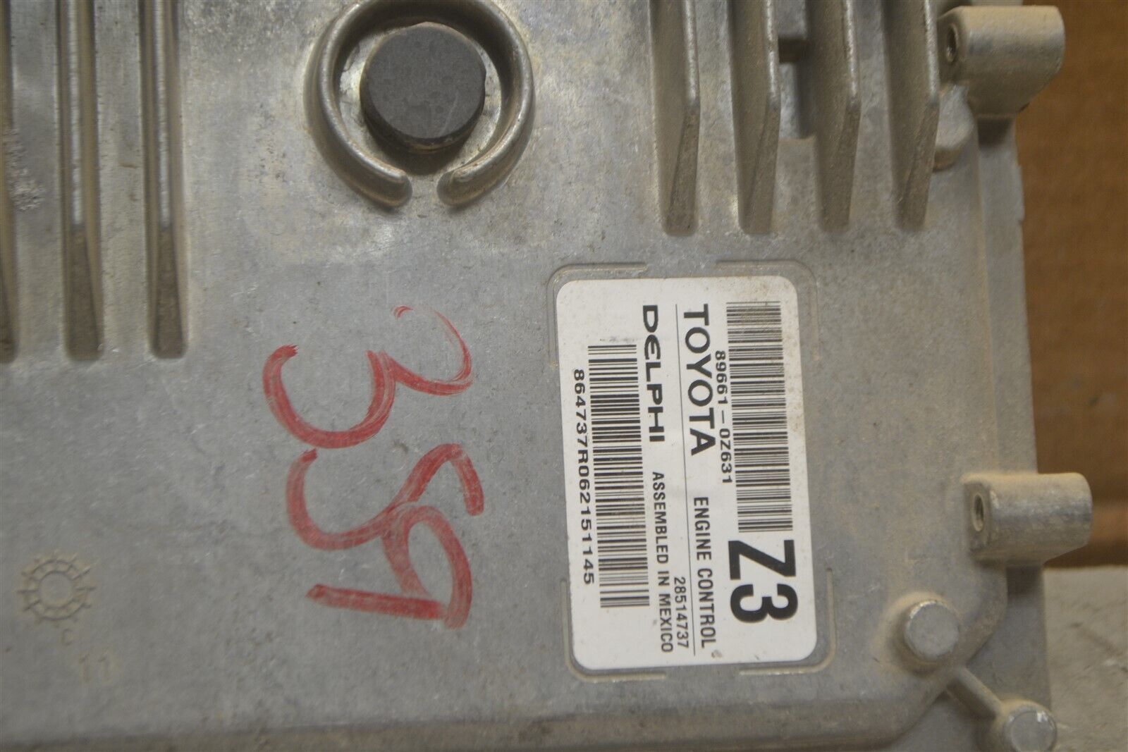 2016 Toyota Corolla Engine Control Unit ECU 896610Z631 Module 861-23C1 ...