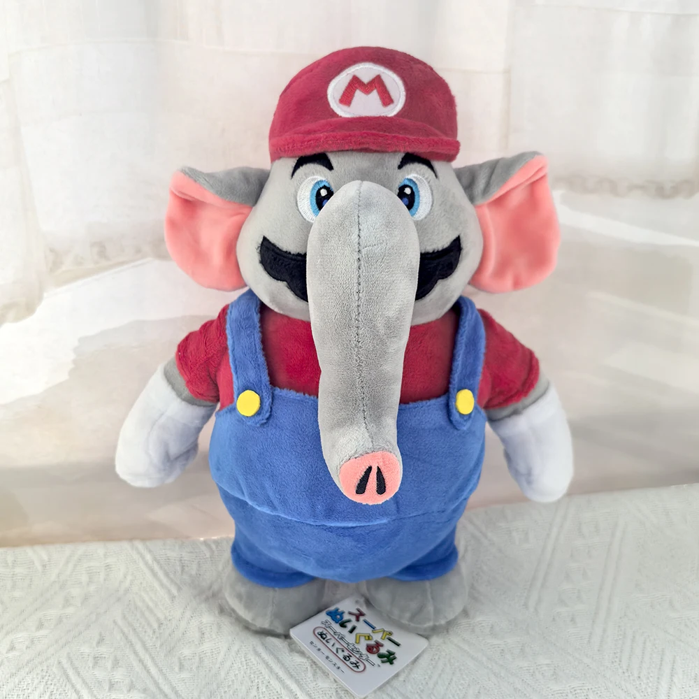 Super Mario Bros. Wonder Elephant 11 in Plush Toy Switch Game Fury ...