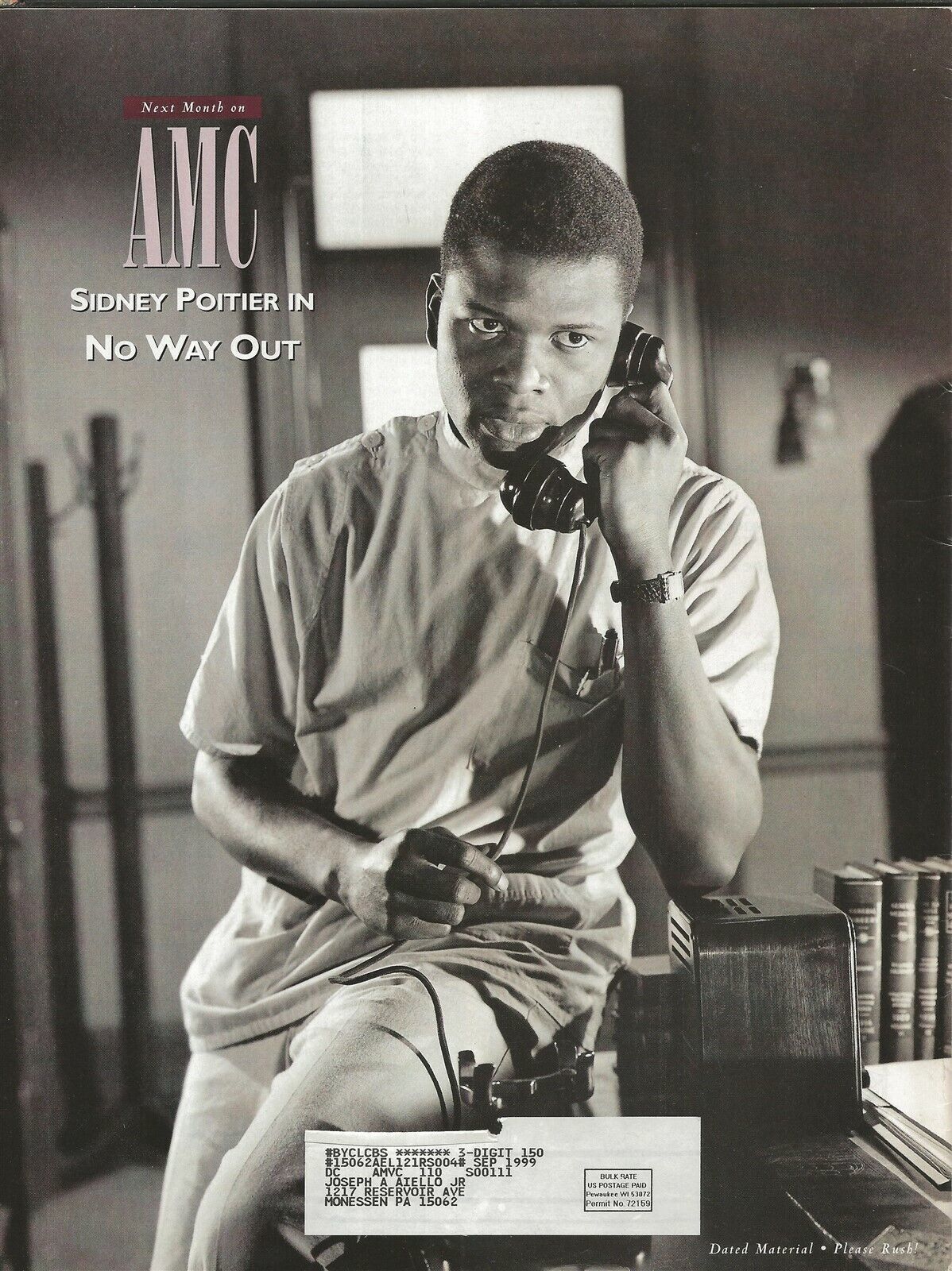 ORIGINAL Vintage Jan 1997 AMC Magazine Marilyn Monroe Sidney Poitier ...