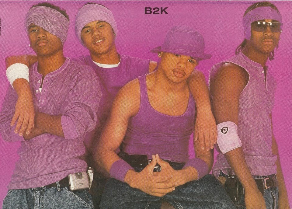 B2K teen magazine pinup clipping twist sexy pop idols Pop band Right On ...