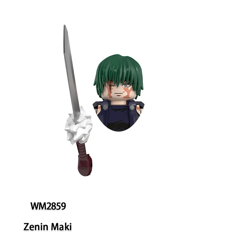 Zenin Maki, Sukuna, Gojo & More: Anime Building Blocks Birthday Toy ...