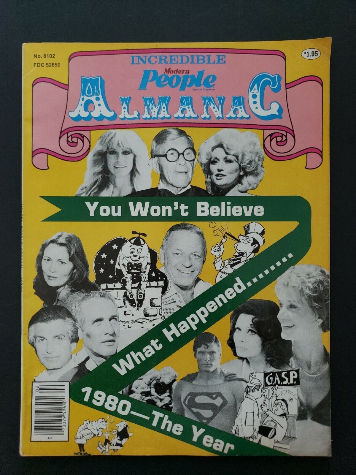 1980 Modern People Magazine Incredible Almanac Dolly Parton Superman ...