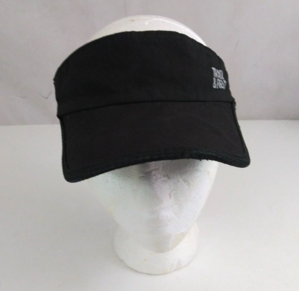 Track & Field Black Graphic Design Unisex Adjustable Visor - Hats