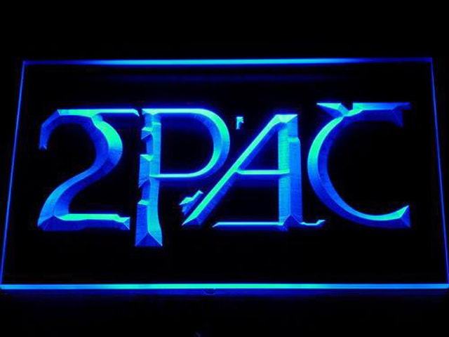 2Pac LED Neon Sign Hang Signs Wall Home Decor, Room, Craft Art Décor ...