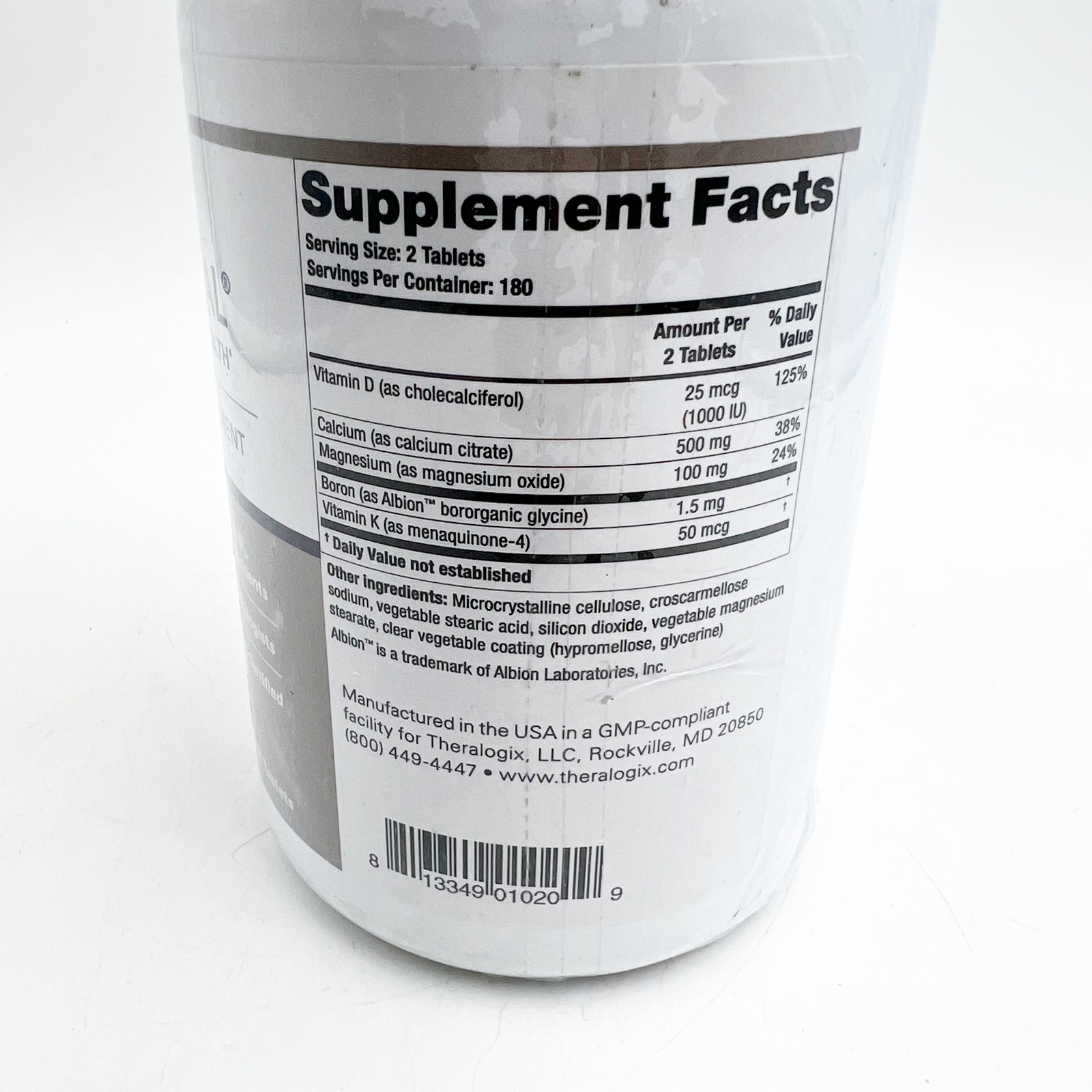 TheraCal D2000 Bone Health Supplement with Calcium D3 K2 Magnesium exp ...