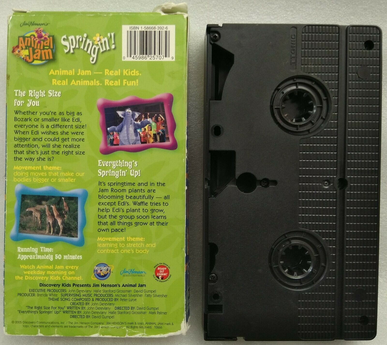 VHS Jim Hensons Animal Jam - Springin (VHS, and 50 similar items