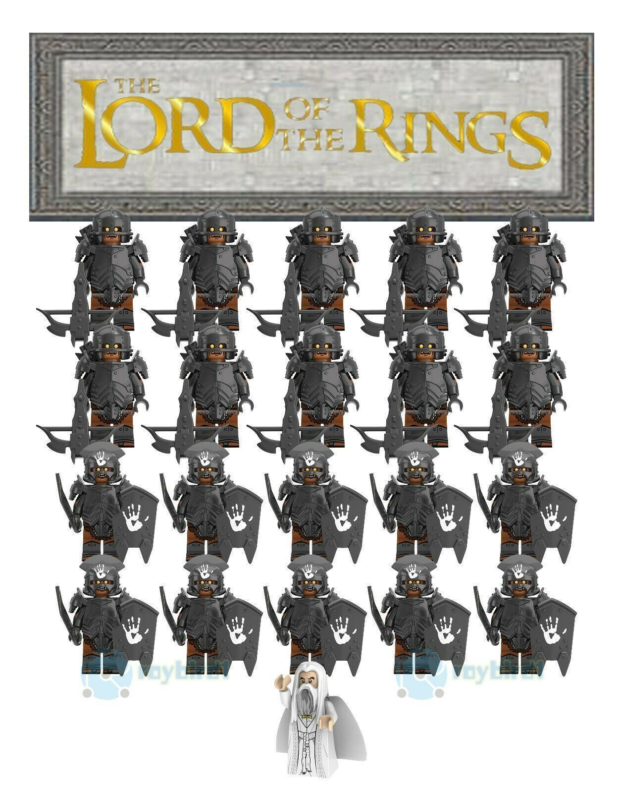 Saruman Isengard army Uruk-hai Attack Lord of the Rings Custom 21 ...