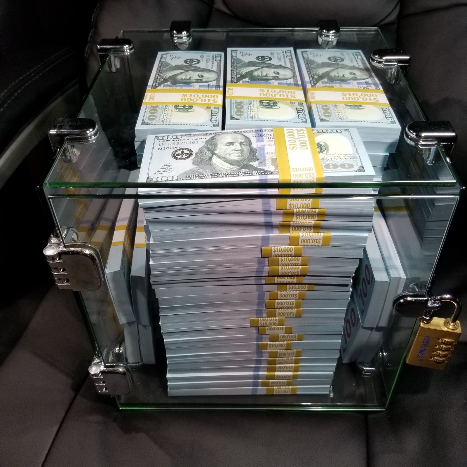 FULL PRINT Realistic Prop Money New Fake 100 Dollar Bills REAL CASH ...