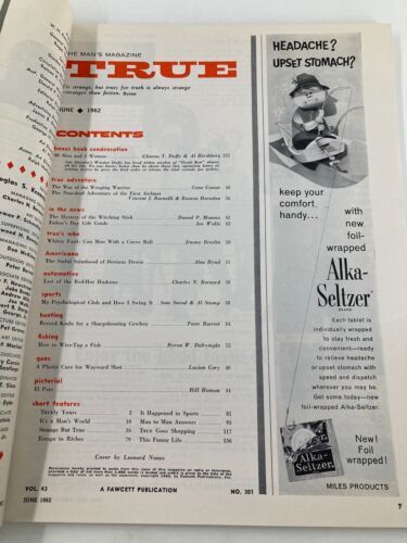 TRUE The Man's Magazine June 1962 The War of the Weeping Warrior ...