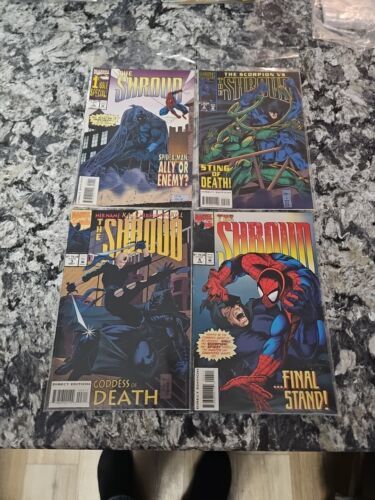 The Shroud #1-4 Complete Set Ft. Spider-Man, Scorpion & Kali Marvel ...