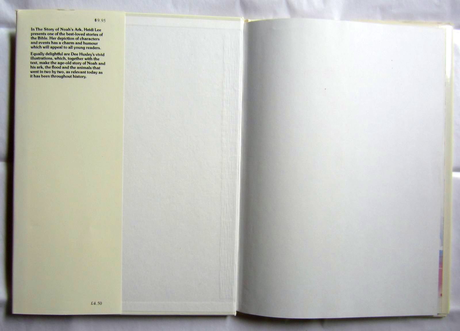 The Story of Noah's Ark The Raven and the Dove Heidi Dee HC DJ Book - Books