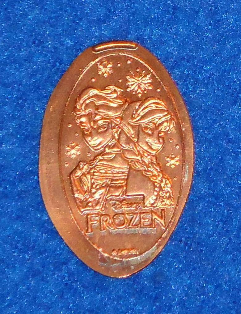 BRAND NEW SHIMMERING WALT DISNEY FROZEN ANNA AND ELSA PENNY ...