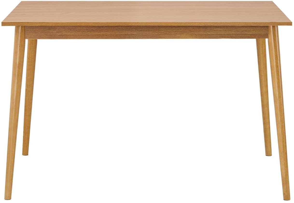 Panana Modern Dining Table 47 Inch Kitchen Table with Solid Wood Leg ...