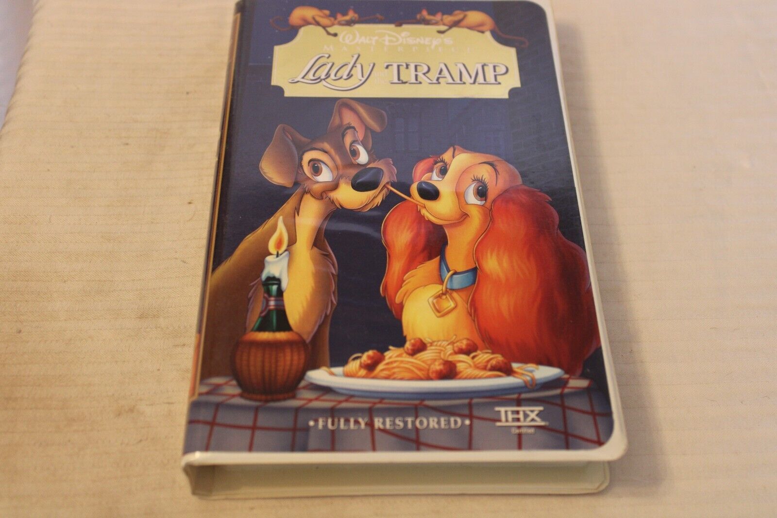 Lady and the Tramp (VHS, 1998) Clamshell Walt Disney Masterpiece - VHS ...