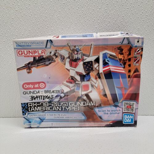 Bandai EG RX-78-2 US Gundam Breaker Model Kit - American Type Target - Figures