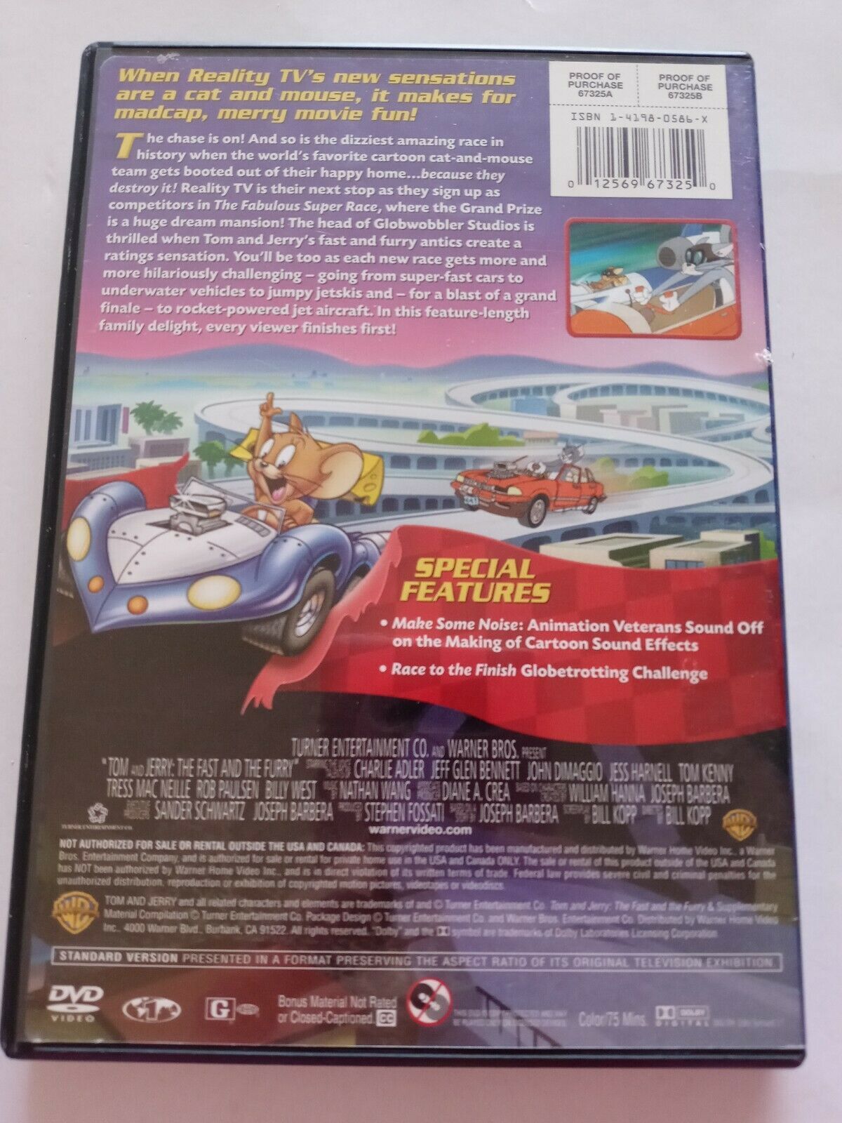 Tom and Jerry - The Fast and the Furry - DVD - VERY GOOD - DVDs & Blu ...