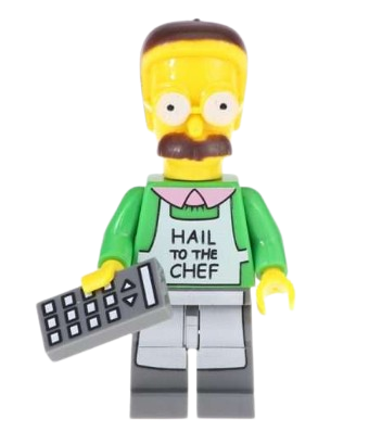 KLIVT Toy Gift Cartoon The Simpsons Ned Flanders KF522 Minifigure ...