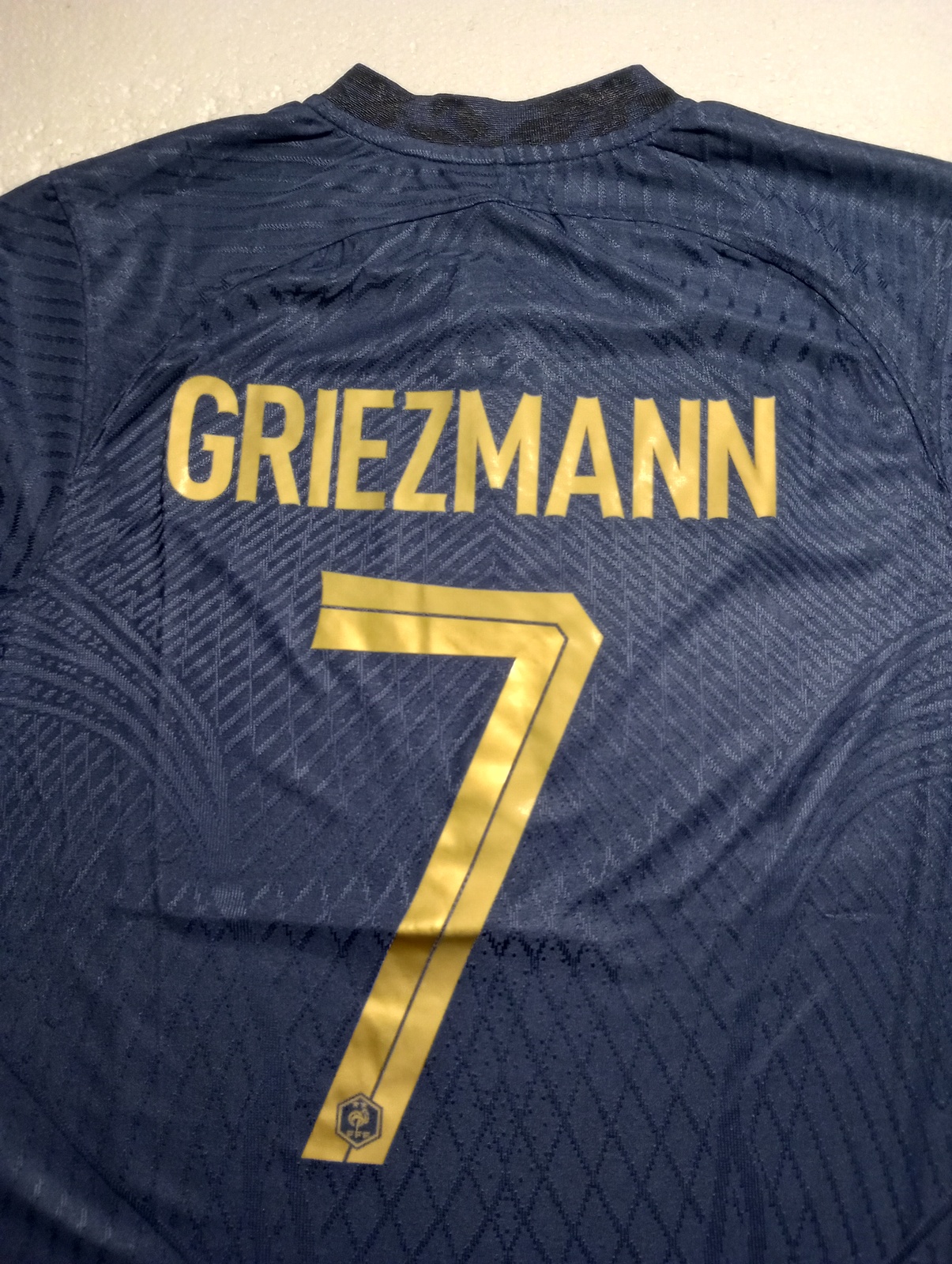 Antoine Griezmann France 2022 World Cup Qatar Match Slim Blue Home ...