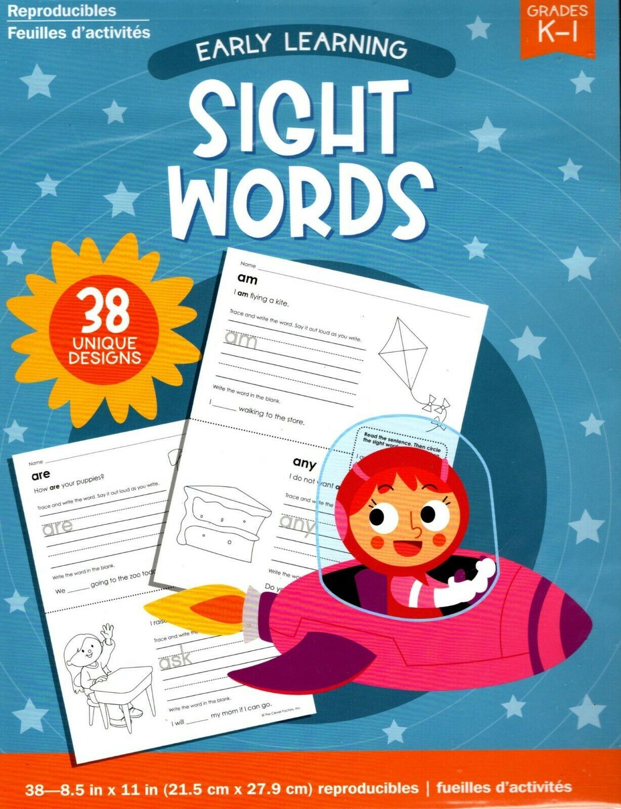 Early Learning - Sight Words Educational Workbook - Reproducible ...