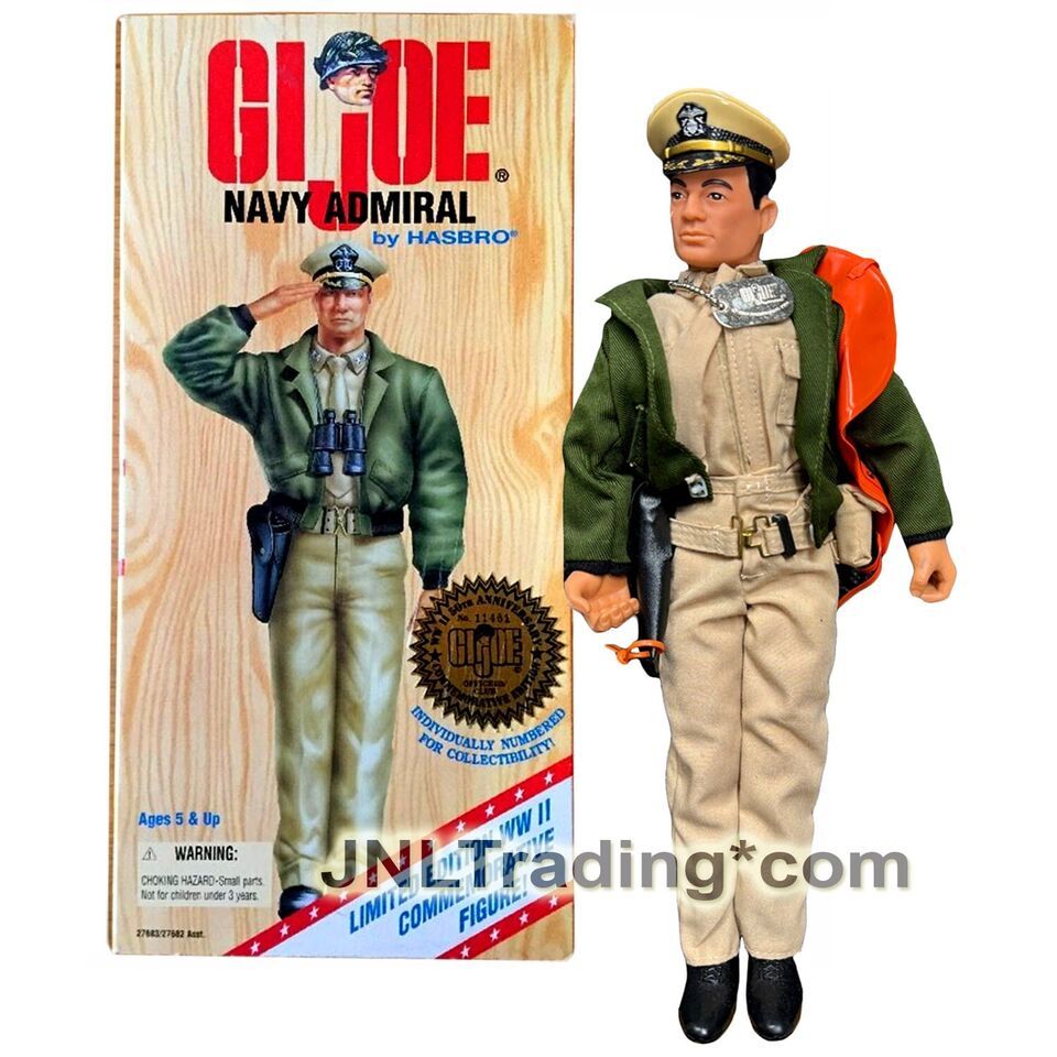 Year 1996 GI JOE World War II Classic 12" Soldier Figure Caucasian NAVY ...