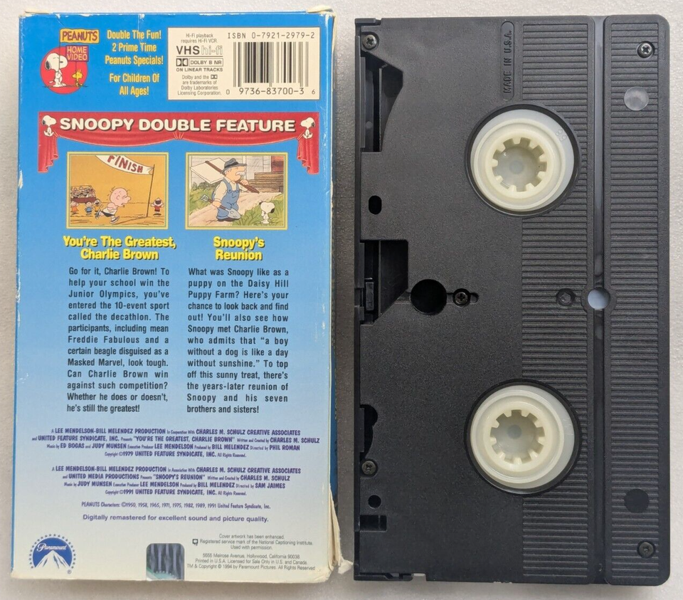Peanuts Snoopy Double Feature Greatest and 50 similar items
