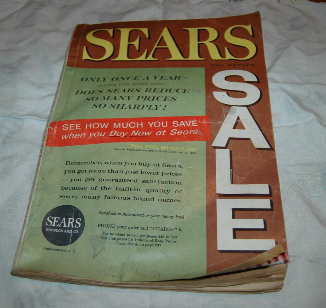 Vintage 1961 Sears Winter Sale Catalog and 50 similar items