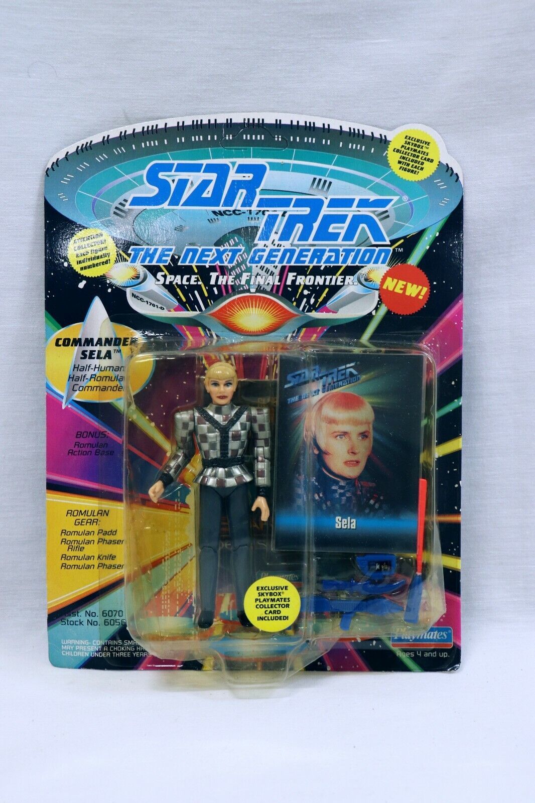 VINTAGE 1993 Playmates Star Trek Next Generation Commander Sela Action ...