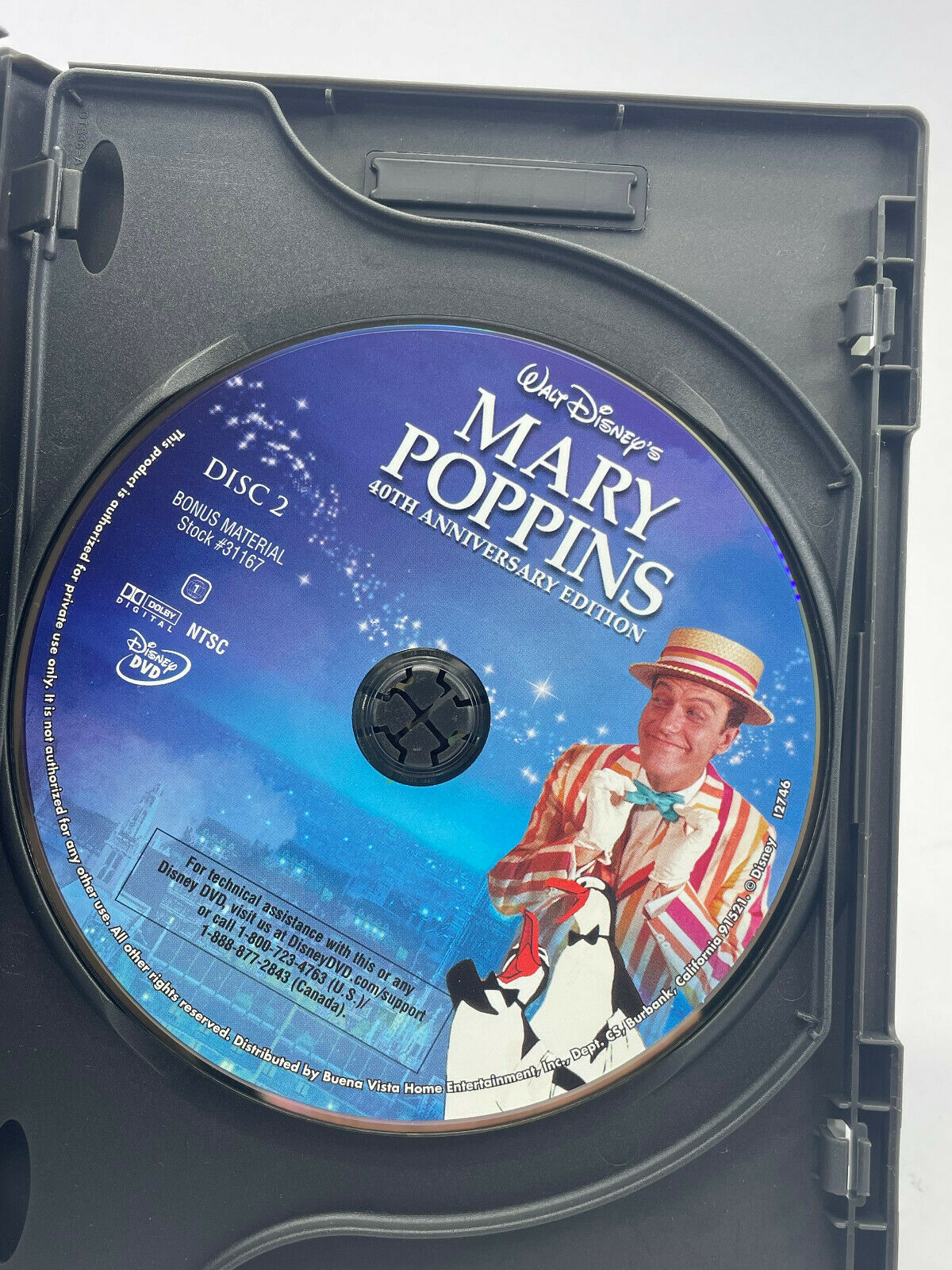 Mary Poppins 40th Anniversary Edition DVD 2 Disc Set Used - DVDs & Blu ...