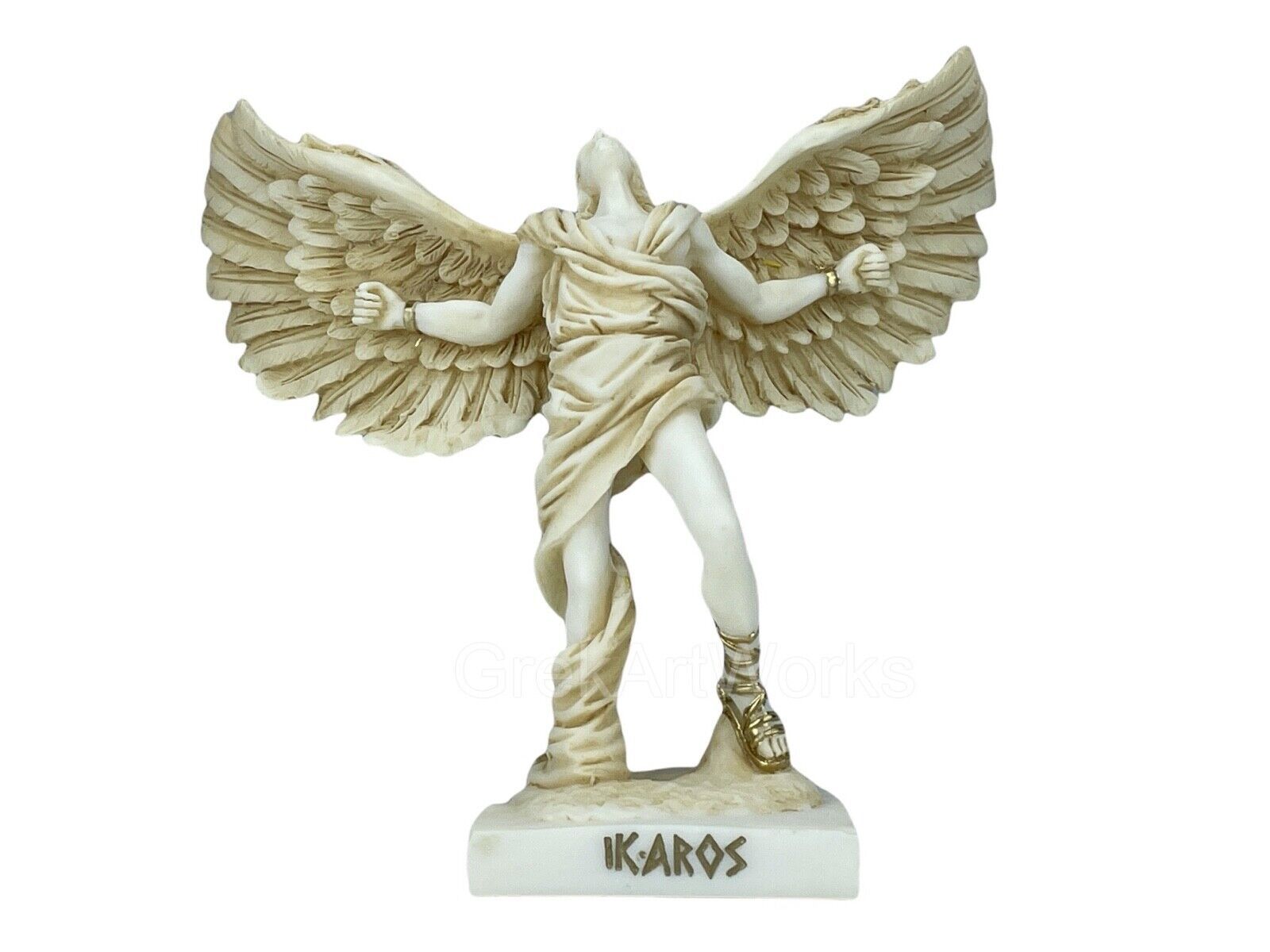 Icarus Greek Mythology Cast Alabaster Statue Sculpture 15 cm - Art ...