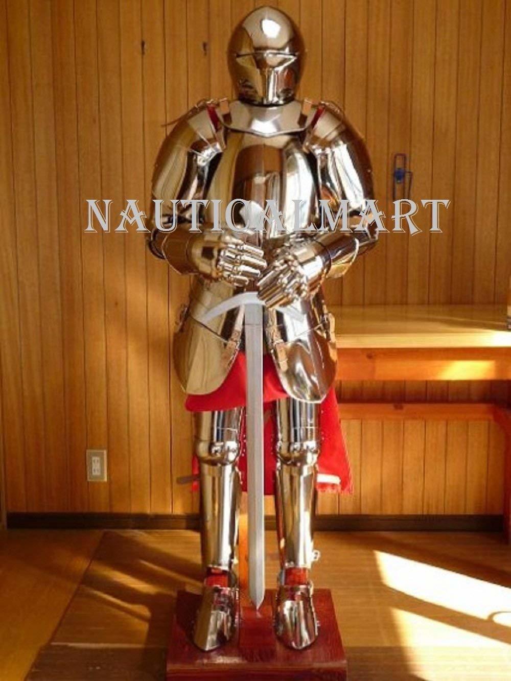 NauticalMart Knight Close Suit of Armor Reenactment Costume Medieval ...