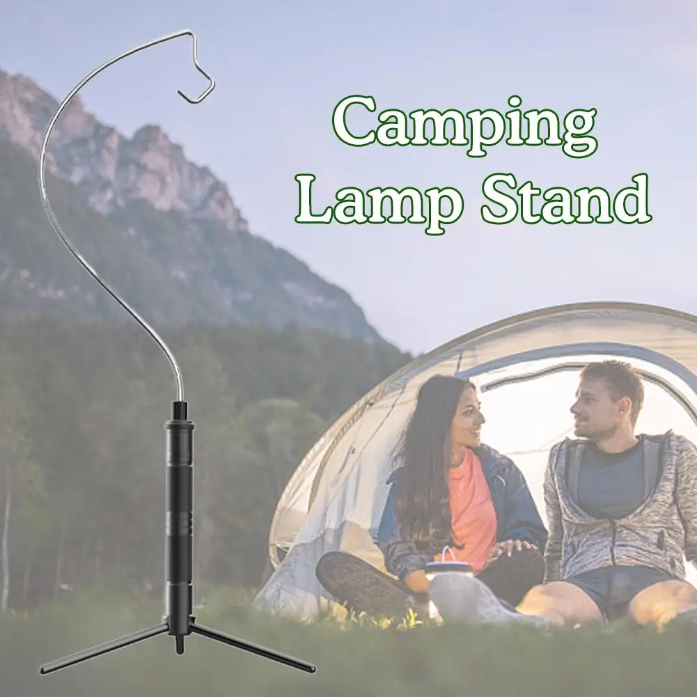 New 67g Ultralight Titanium Camping Lamp Post Pole Portable Light Stand Lantern - Other Camping ...