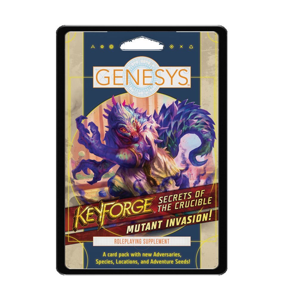 Keyforge Genesys Secrets of the Crucible Mutant Invasion - Collectible ...