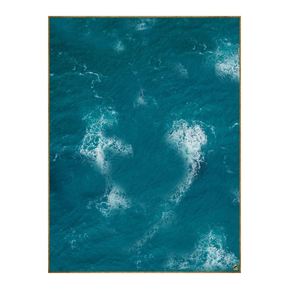 Stormy Indigo Sea 36"x48" Battle Mat - Tabletop Naval Warfare Sea Map ...