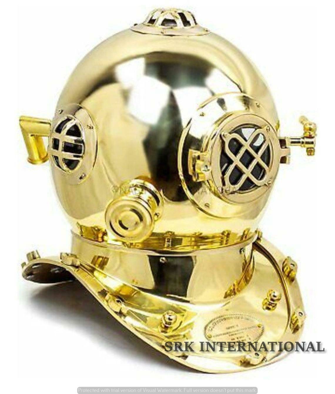 Diving Helmet US Navy Mark V Scuba Morse Divers Helmet Replica s ...