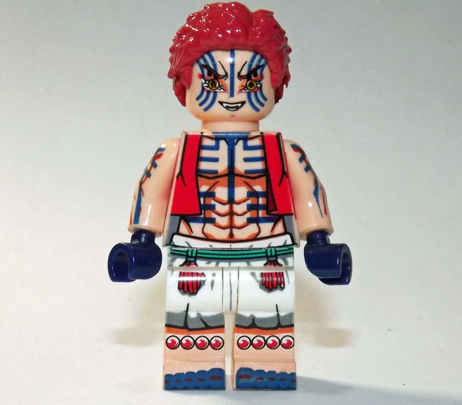Building Akaza Demon Slayer Cartoon Tv Show Anime Minifigure Custom ...