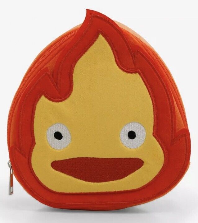 Studio Ghibli Howl's Moving Castle Calcifer Makeup Bag - Makeup Bags ...