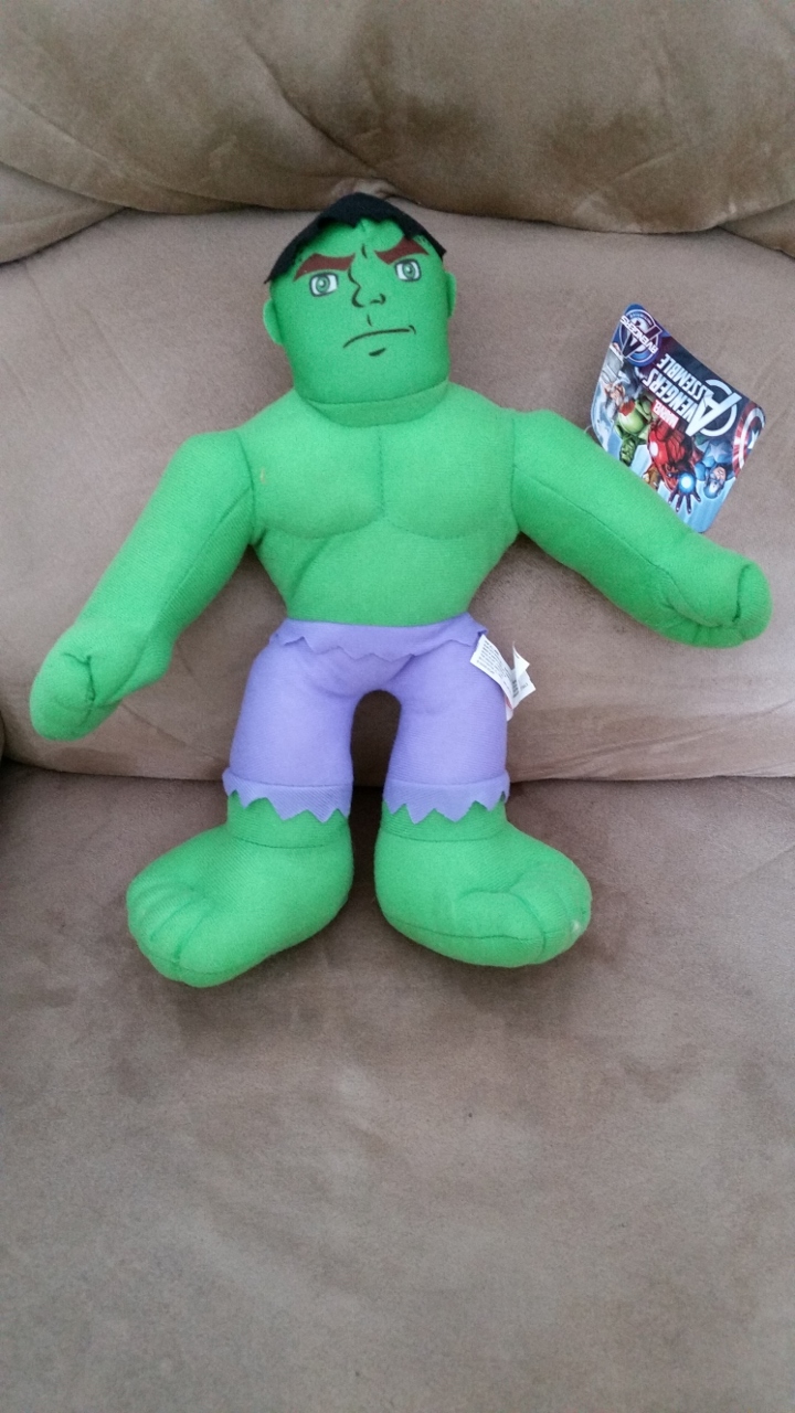 AVENGERS ASSEMBLE HULK Brand New Licensed Plush Marvel NWT With Tags 12 ...